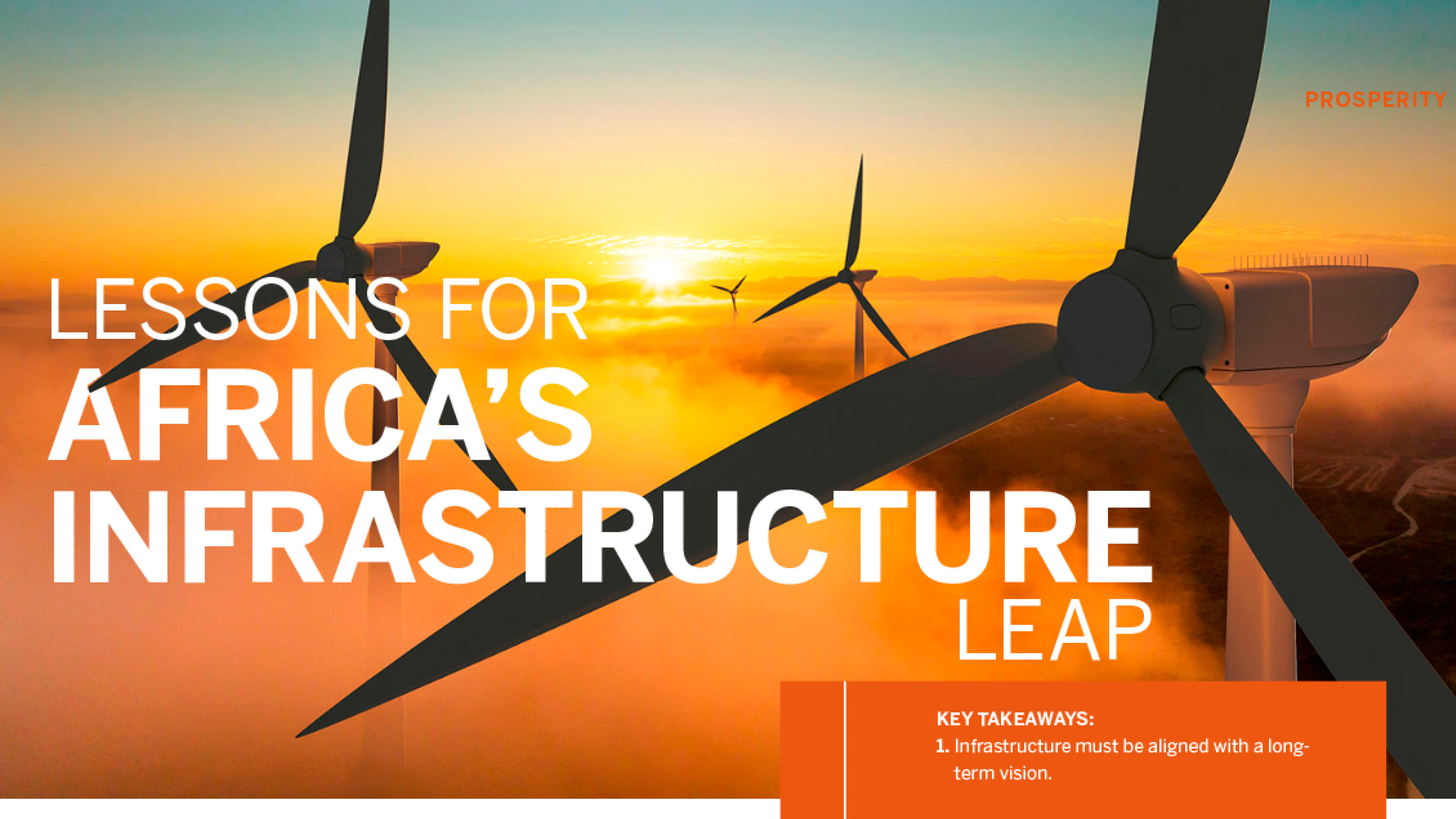 Lessons for Africa's infrastructure leap | Blue Magazine Vol 3
